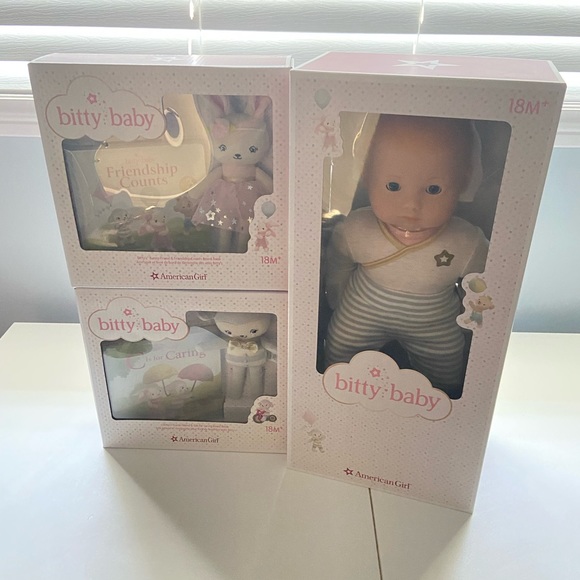 American Girl | Toys | American Girl Bitty Baby Doll Board Books With ...